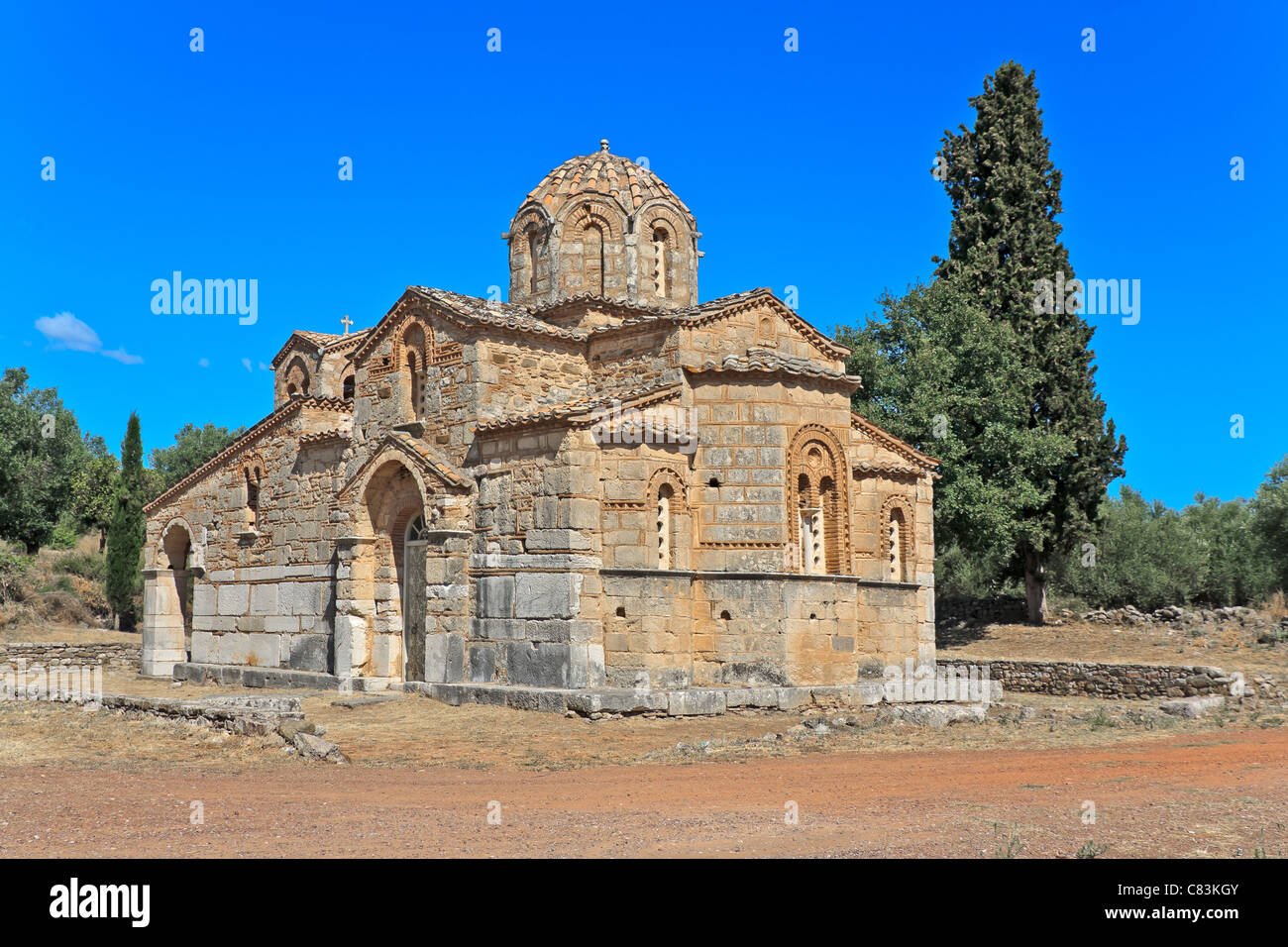 Medieval greek church hi-res stock photography and images - Alamy