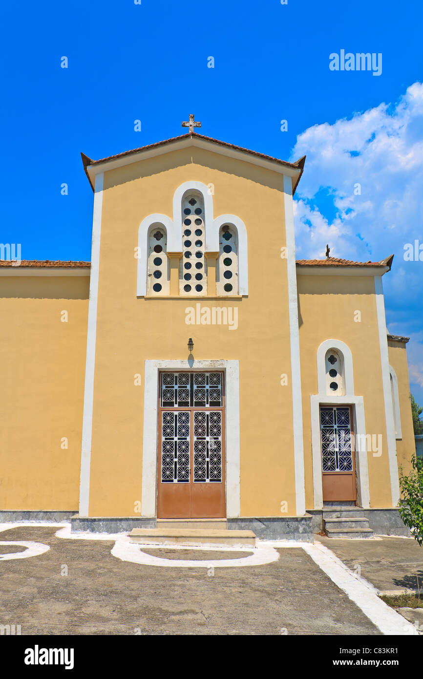 Modern greek architecture hi-res stock photography and images - Alamy