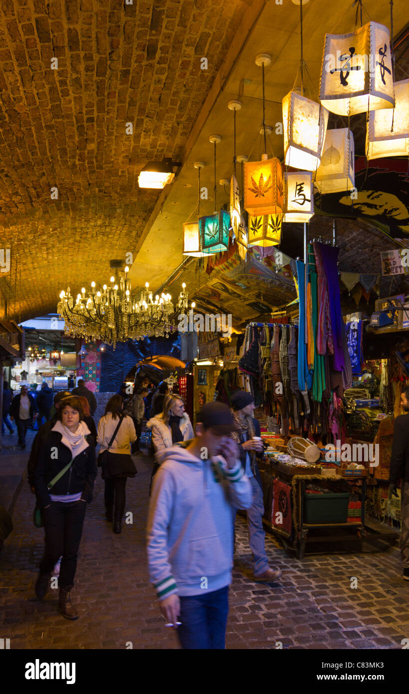 Market Stalls in the stables part of Camden Market Stock Photo - Alamy