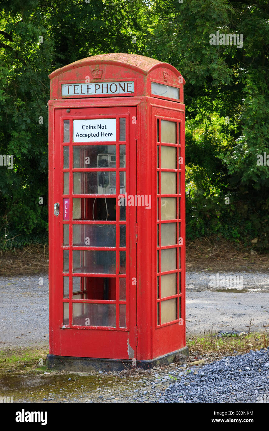 Smashed telephone box hi-res stock photography and images - Alamy