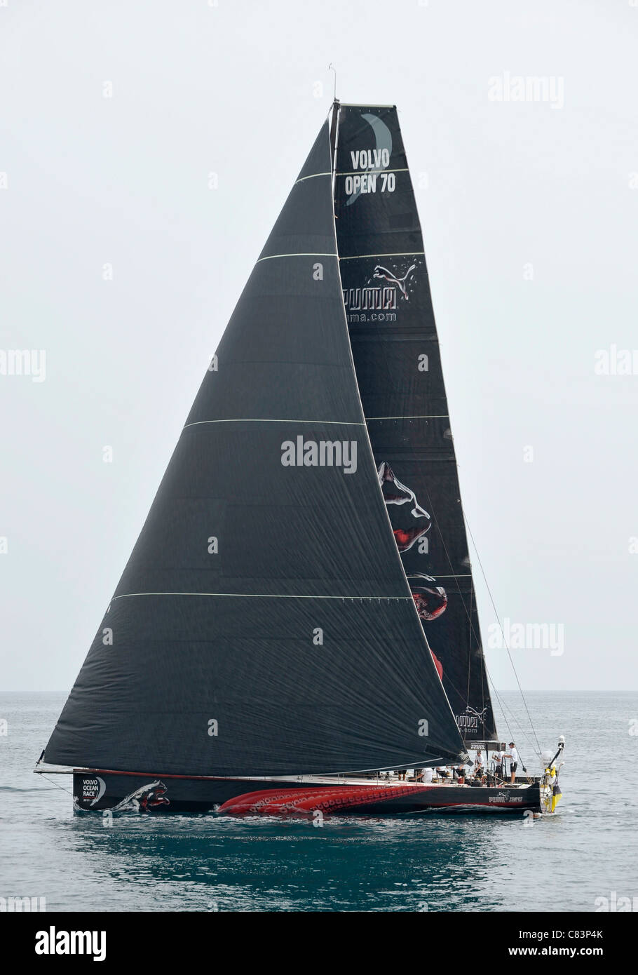 Volvo ocean race team puma hi-res stock photography and images - Alamy