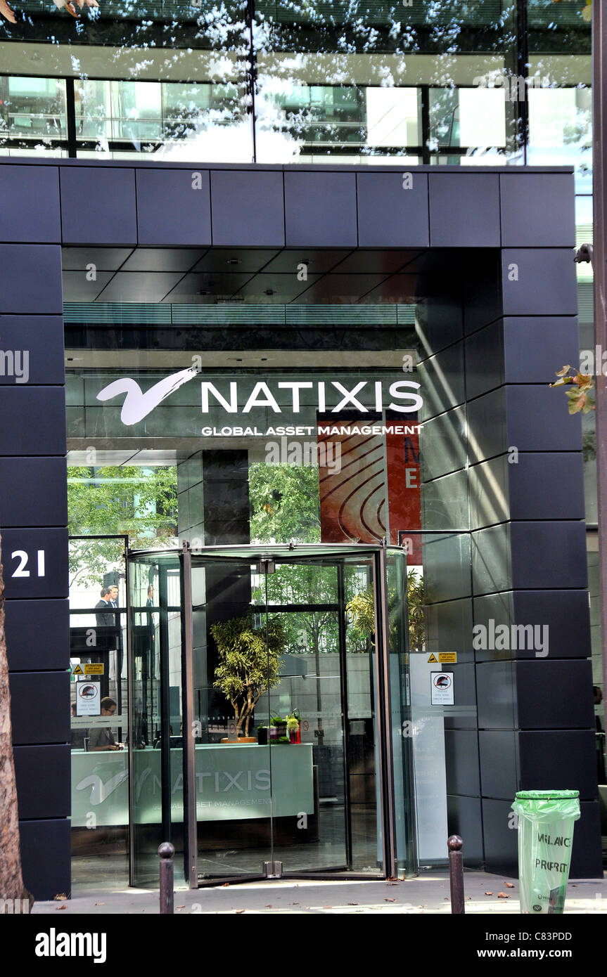 Natixis bank global asset management Paris France Stock Photo - Alamy