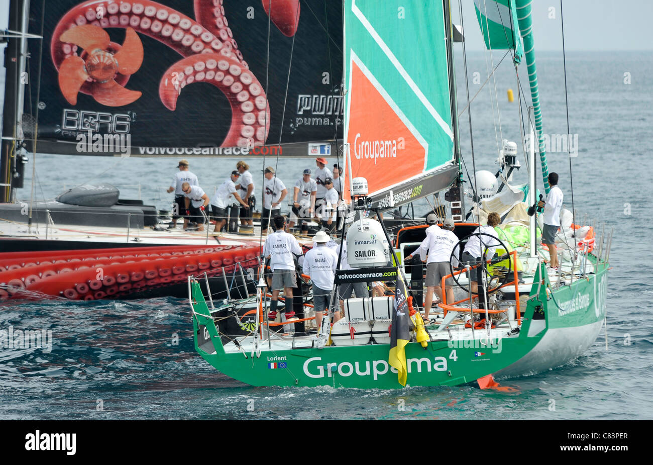 Volvo ocean race team puma hi-res stock photography and images - Alamy