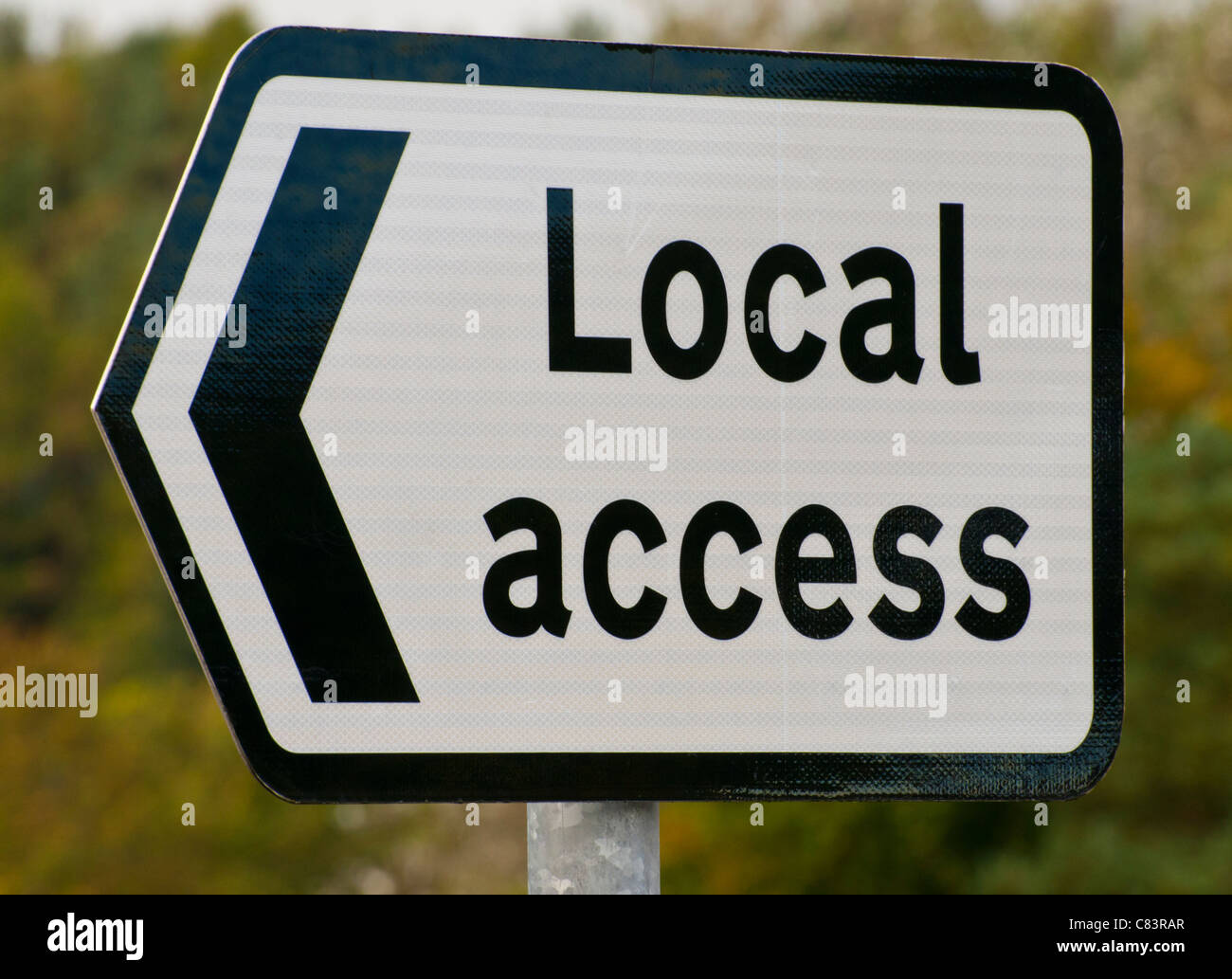 Local Road Sign High Resolution Stock Photography and Images - Alamy