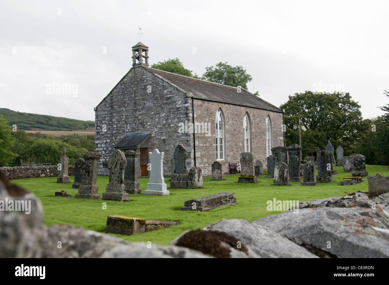 Struan Church situated in Old Struan in Northern Perthshire Stock Photo ...
