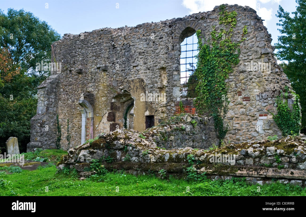 St. Mary's Church, Little Chart, Kent, England. A medieval church ...