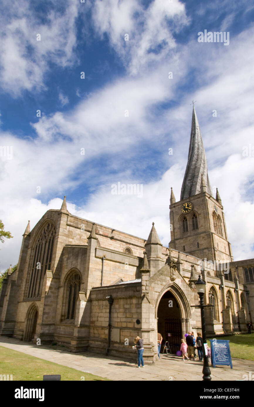 The Parish Church of St. Mary and All Saints Chesterfield Derbyshire ...