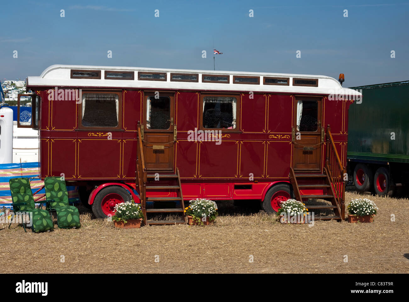 showmans mobile living quarters Stock Photo - Alamy