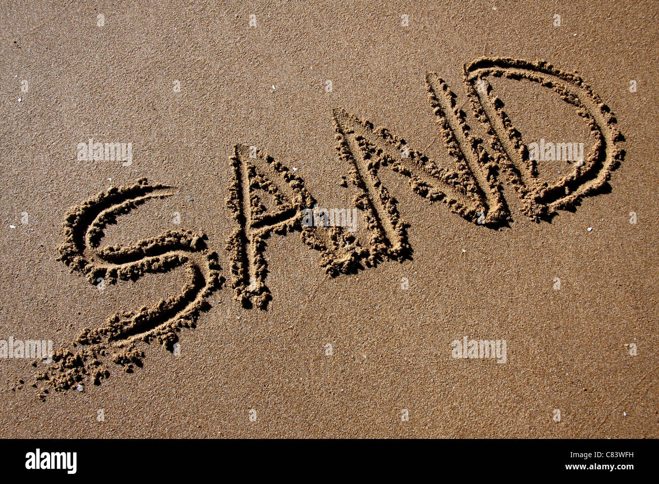 Sand writing hi-res stock photography and images - Alamy