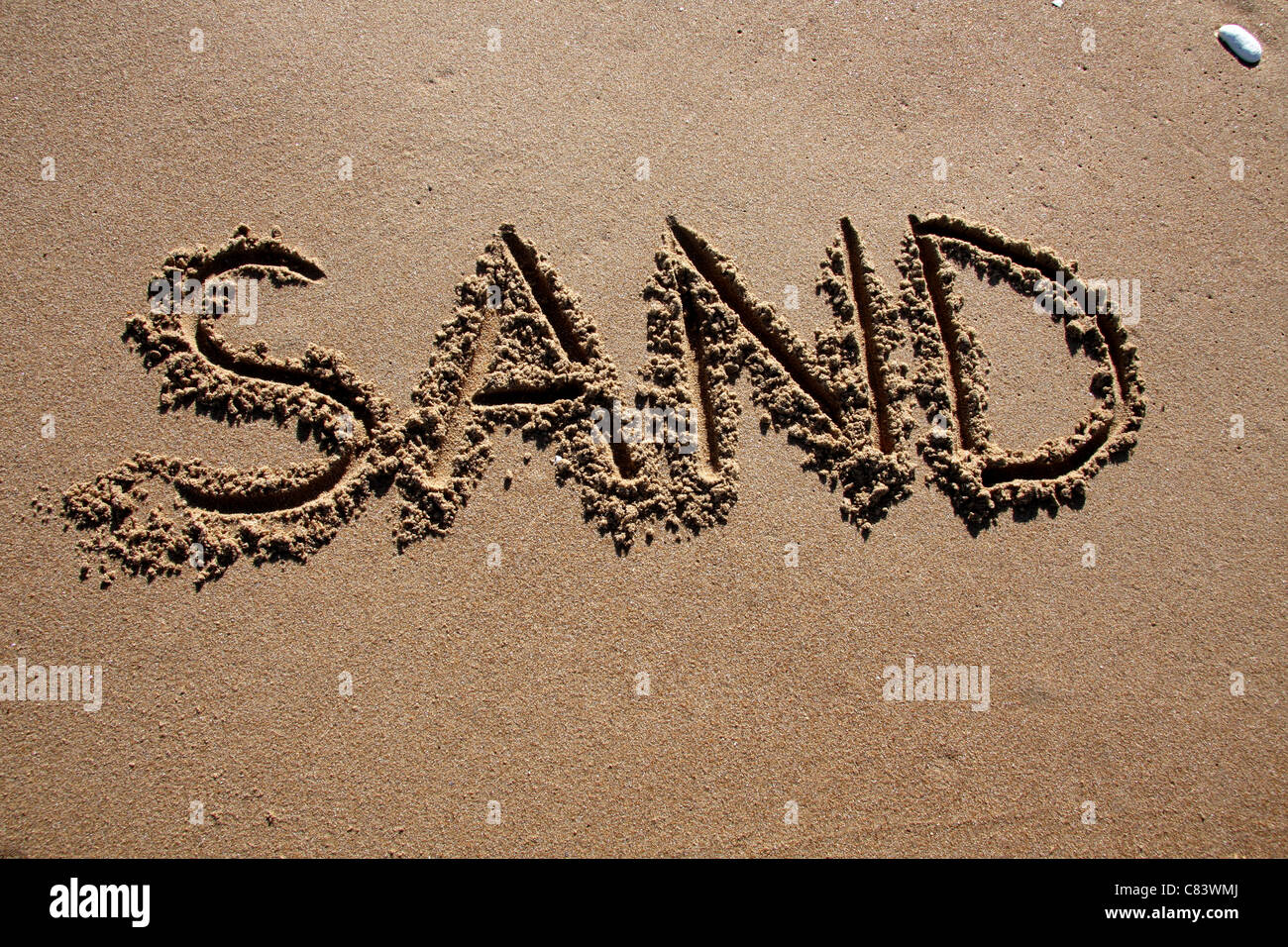 Sand in the sand Stock Photo - Alamy