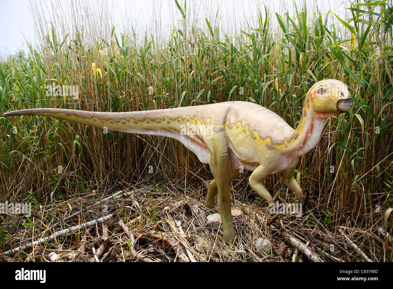 Dryosaurus in Leba Park (dinosaur theme park), Poland Stock Photo - Alamy