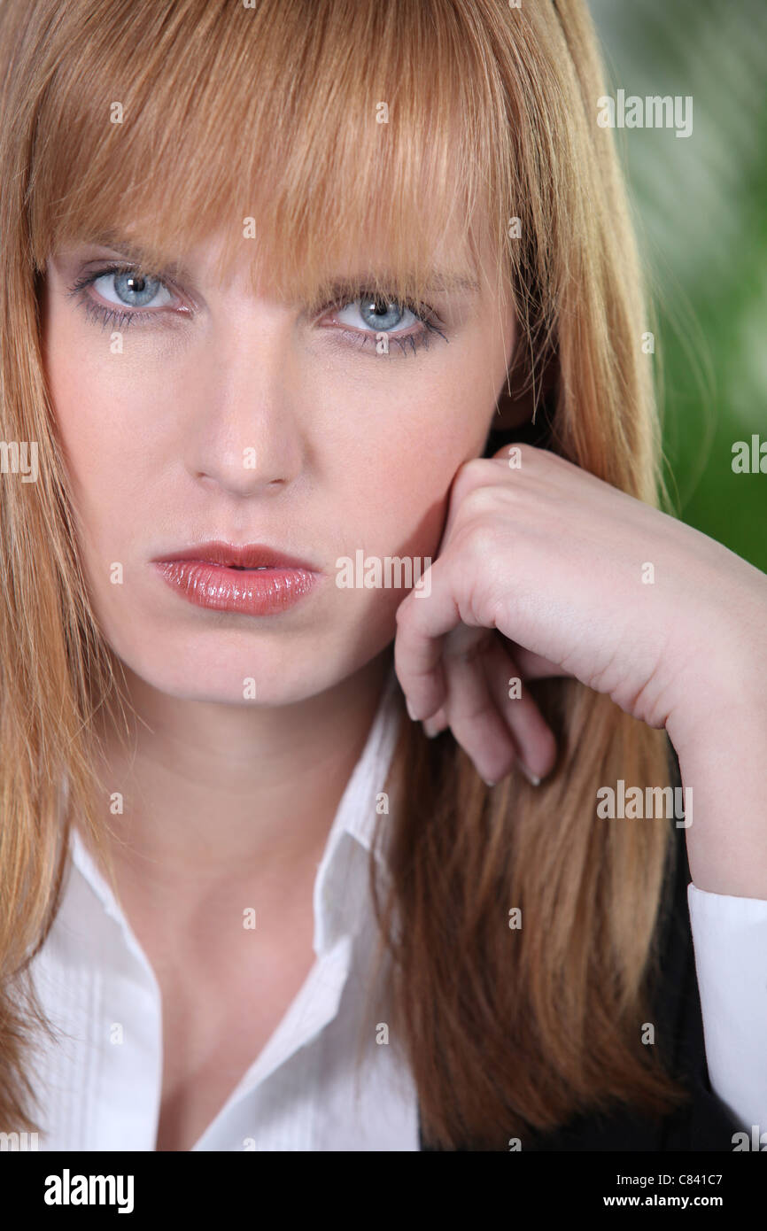 Bad tempered woman hi-res stock photography and images - Alamy