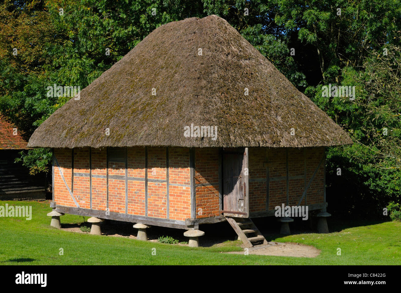 18th century granary at the Weald and Downland Open Air Museum ...