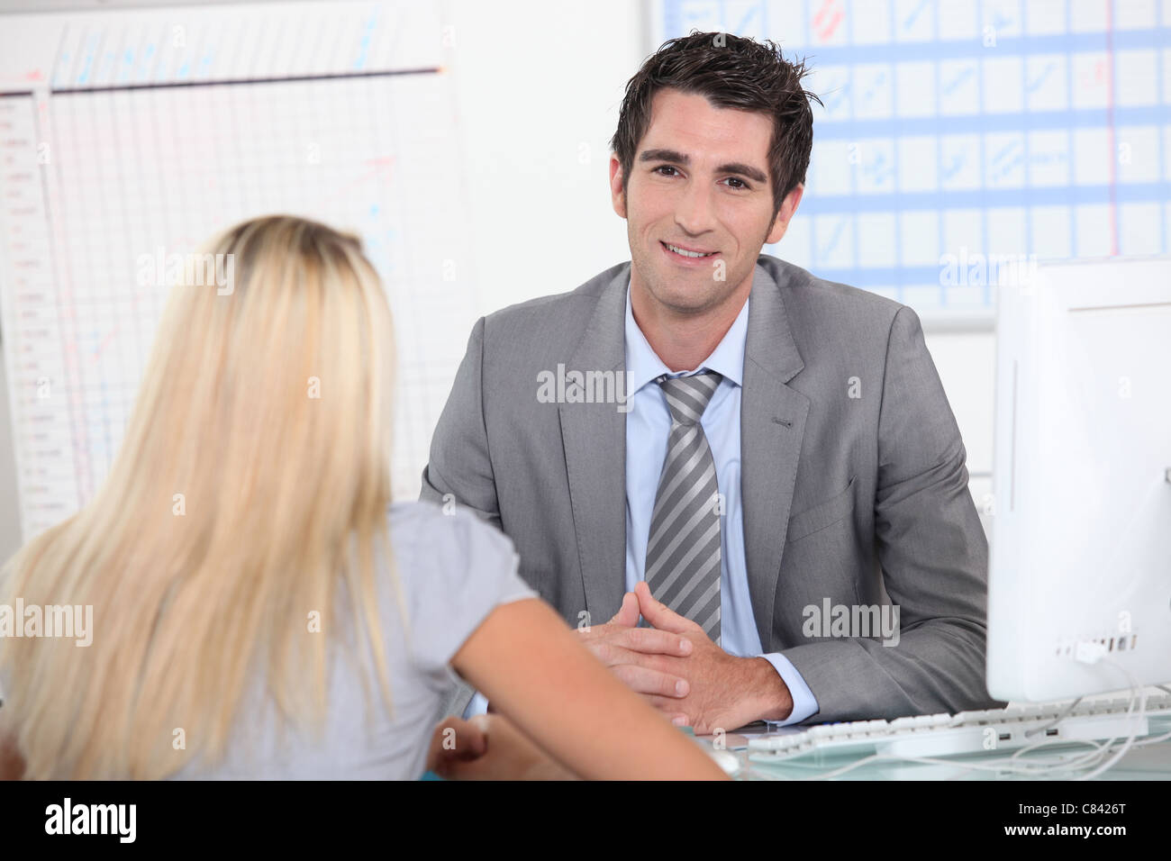 Interview to do hi-res stock photography and images - Alamy