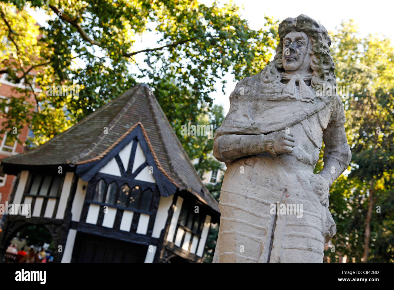 Statue of King Charles II in Soho Square, London Stock Photo - Alamy