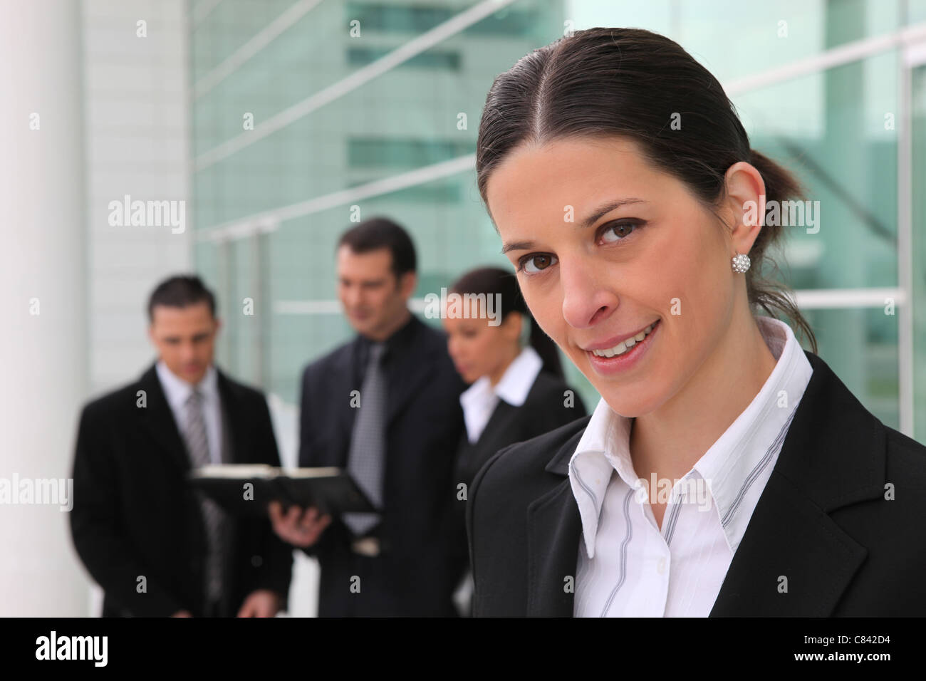 Stood standing outside building hi-res stock photography and images - Alamy