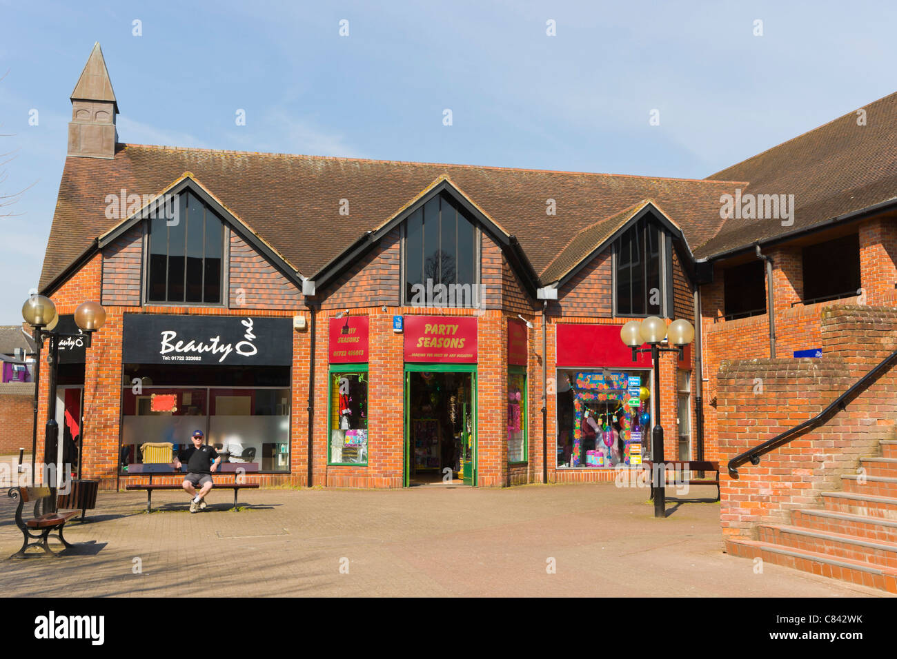 Priory Square, The Maltings, Salisbury, Wiltshire, England, UK Stock ...