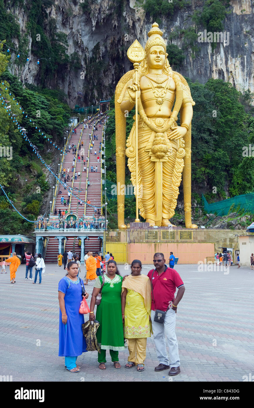 Hindu Shrine in Temple Cave at Batu Caves, Kuala Lumpur, Malaysia ...