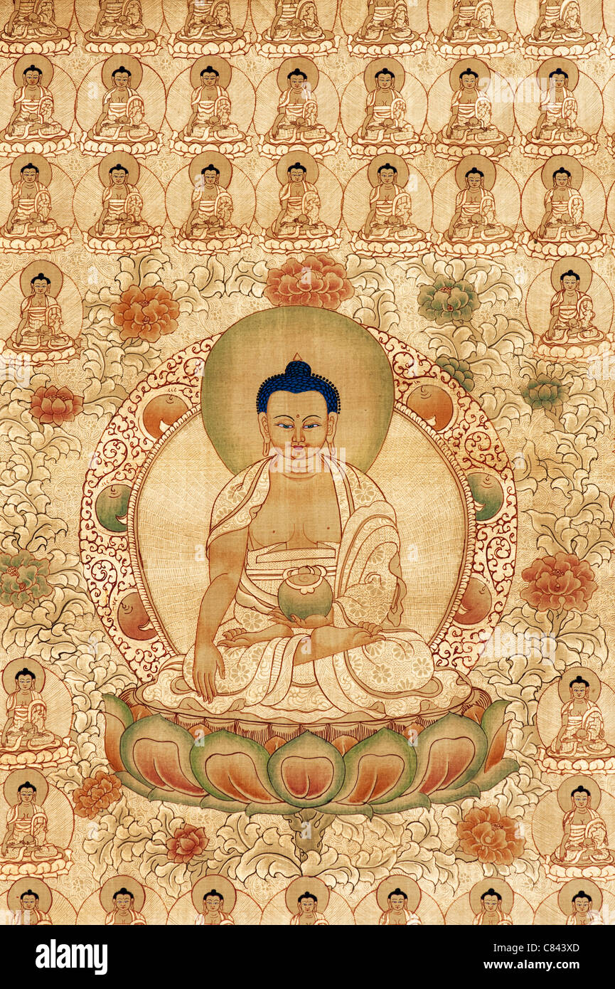 Thangka painting india hi-res stock photography and images - Alamy