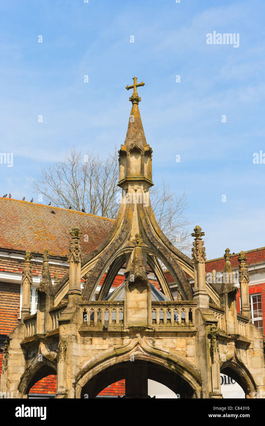 Poultry Cross in the Market Place, Salisbury, Wiltshire, England, UK ...