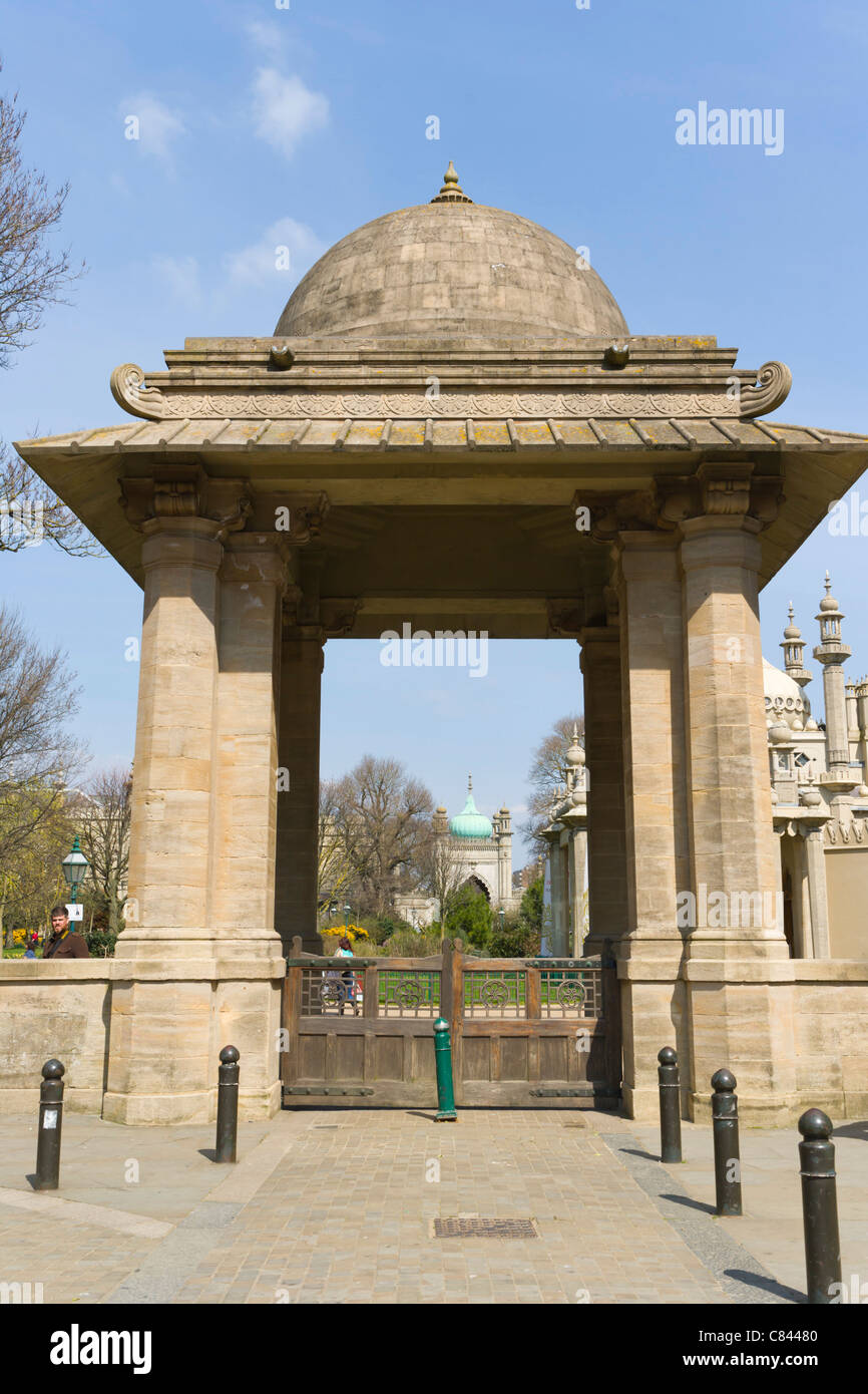 South Gate, Indian Gate, Royal Pavilion, Brighton, East Sussex, England ...