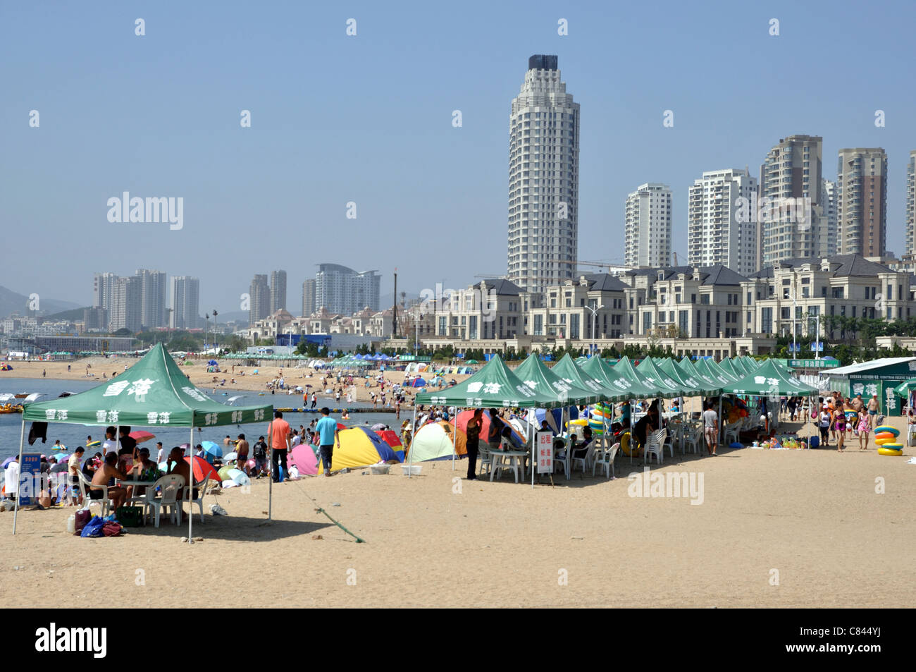 Xinghai Beach, Dalian, Liaoning,China Stock Photo - Alamy