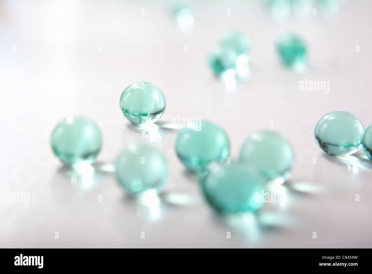 Close up of glass beads Stock Photo - Alamy