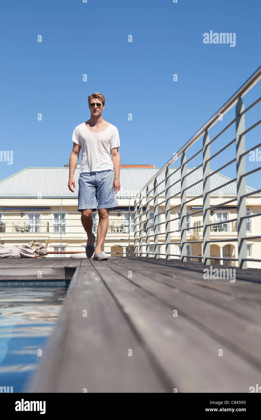 Stepping Into Swimming Pool High Resolution Stock Photography and ...