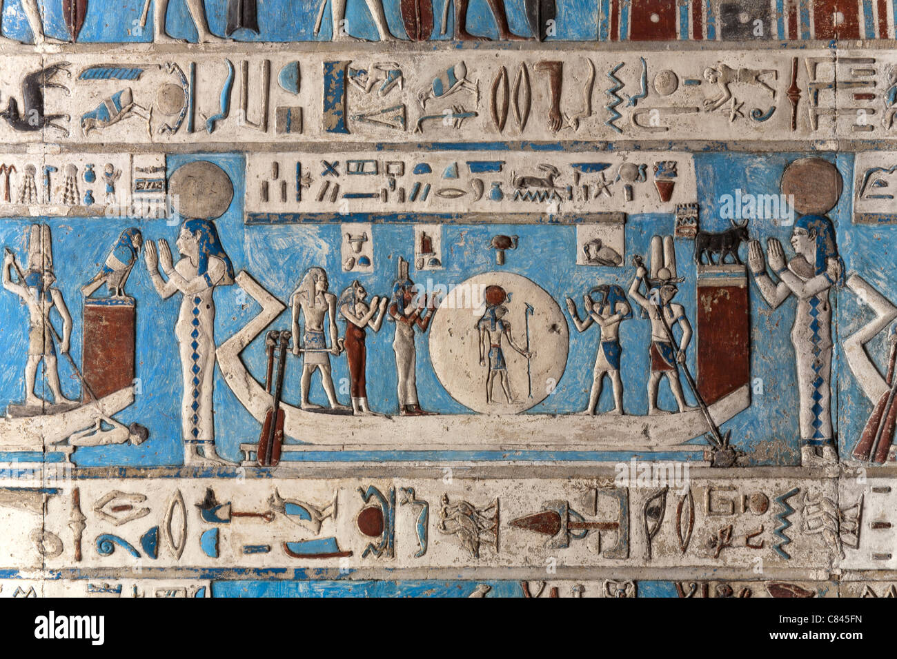 Dendera temple ceiling osiris hi-res stock photography and images - Alamy