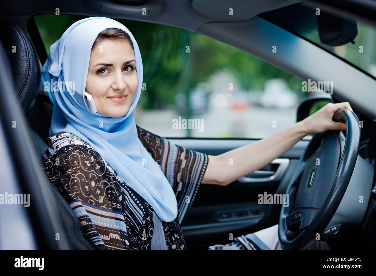 Driving europe woman hi-res stock photography and images - Alamy