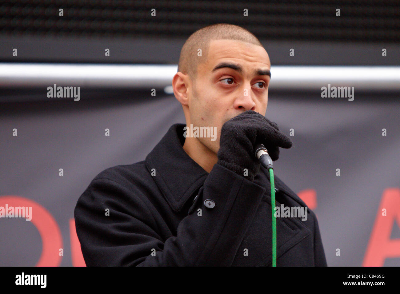 Rapper mc lowkey performs anti hi-res stock photography and images - Alamy