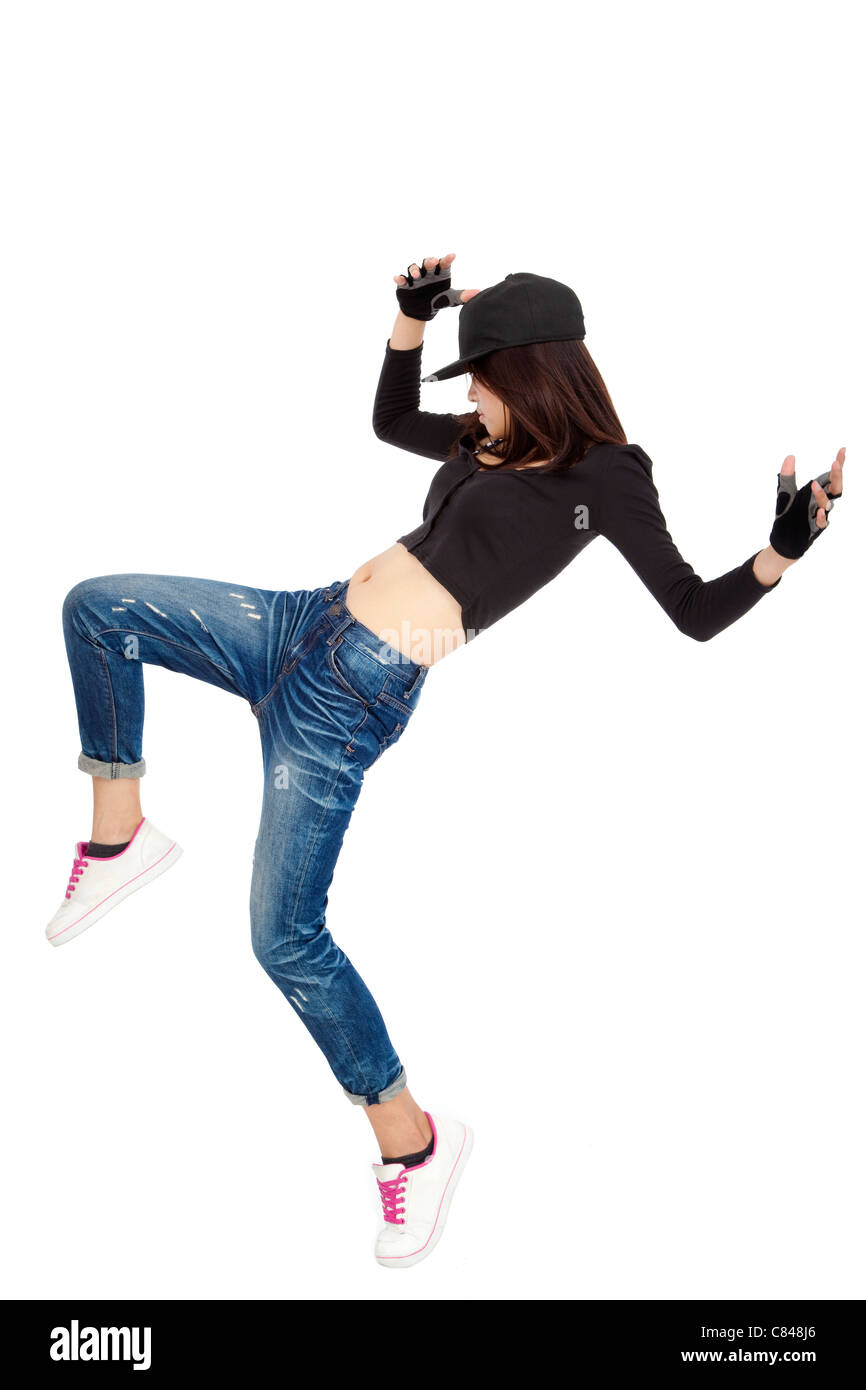 Dancing chinese girl hi-res stock photography and images - Alamy