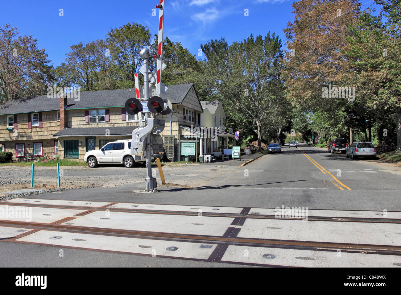 Main St. Peconic Long Island NY Stock Photo - Alamy