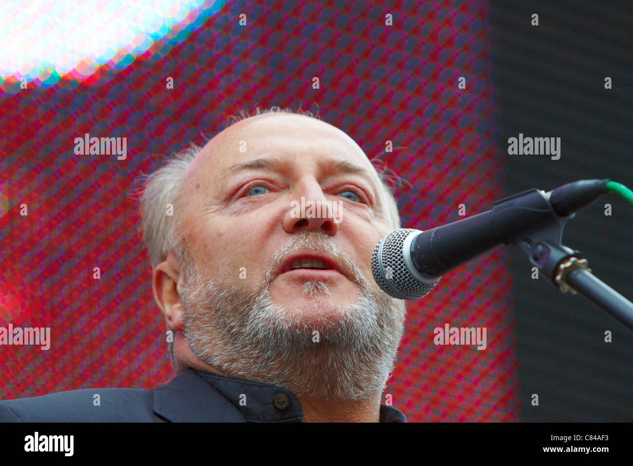 Former MP George Galloway addresses the Anti War Mass Assembly on the ...