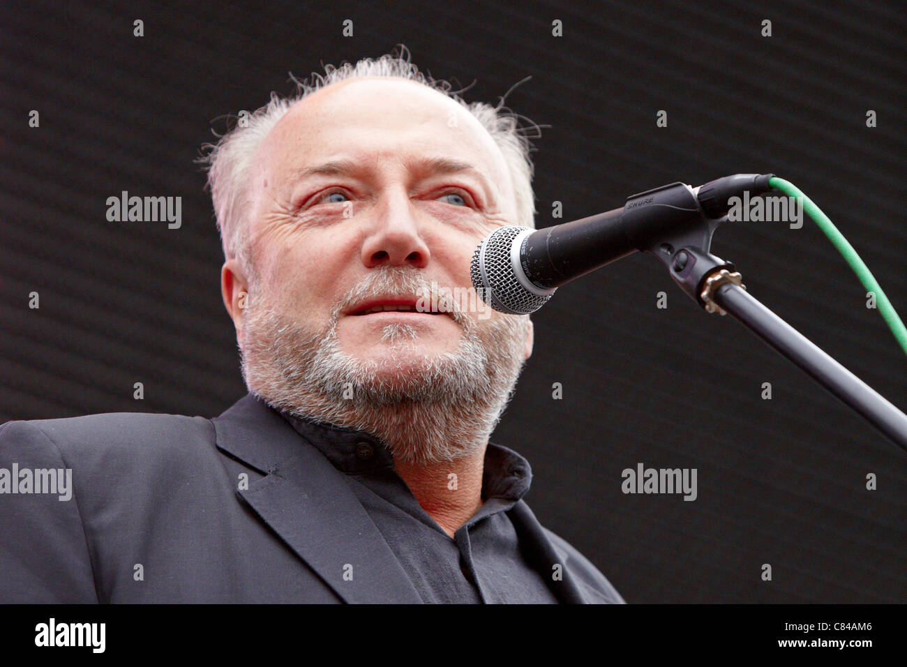 Former MP George Galloway addresses the Anti War Mass Assembly on the ...