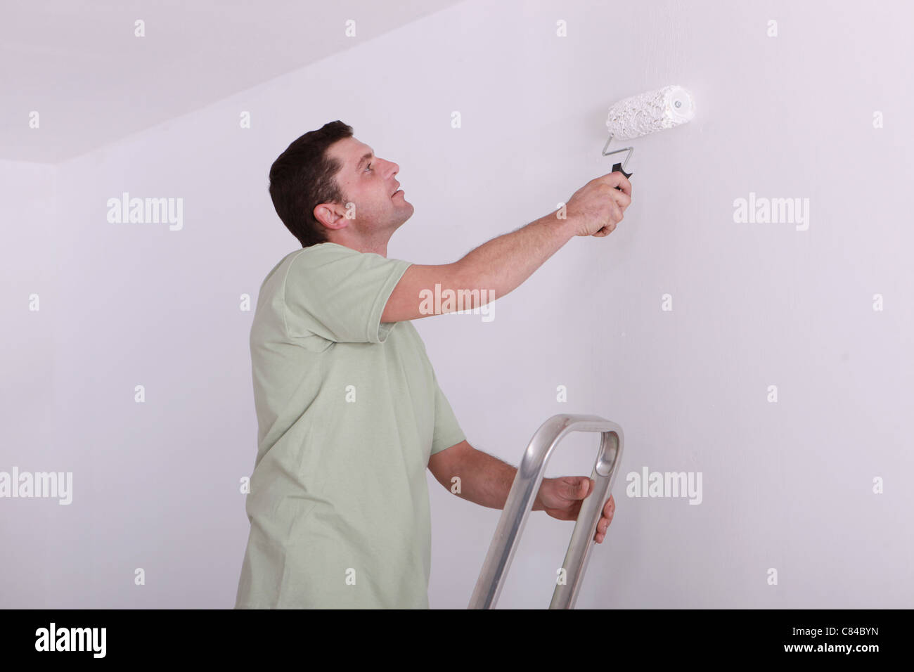 Close up painter using paint hi-res stock photography and images - Alamy