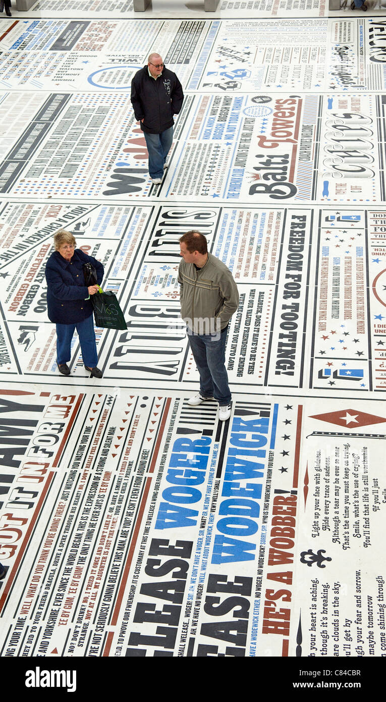 BLACKPOOL, UK, MON 10TH OCT, 2011. The Blackpool Comedy Carpet opens on ...