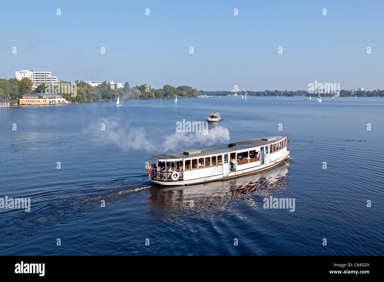 Aussenalster, (outer Lake Alster), Hamburg, Germany Stock Photo - Alamy