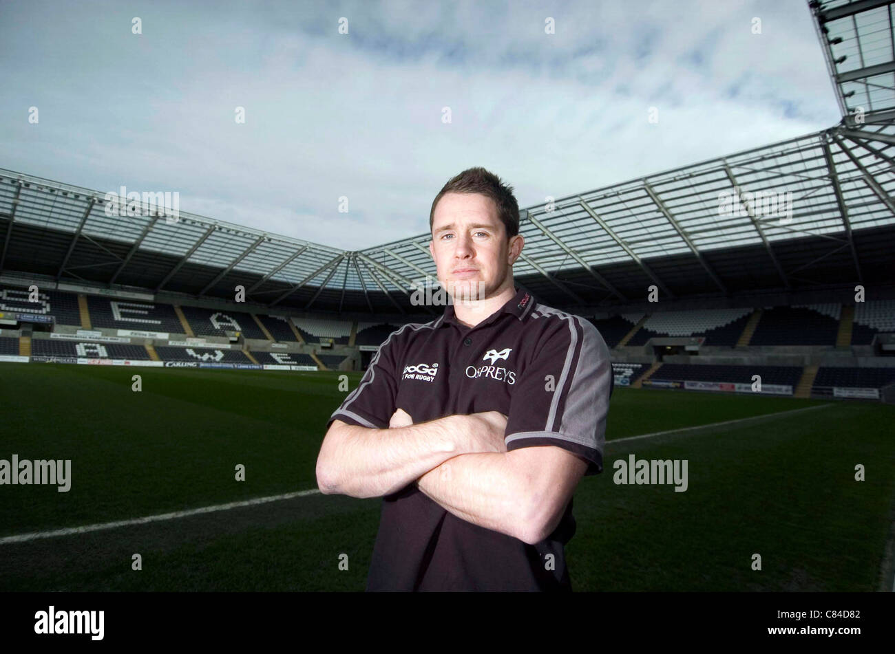 Shane Williams the Wales and Ospreys rugby union player pictured at the ...