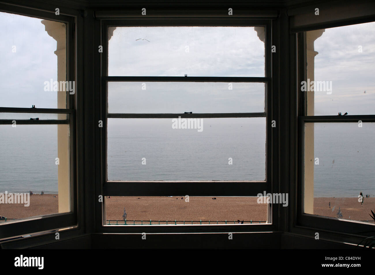 Bay window inside open hi-res stock photography and images - Alamy