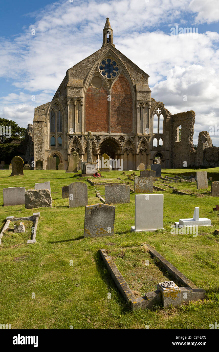 The 12thC Priory church of St Mary and the Holy Cross at Binham ...