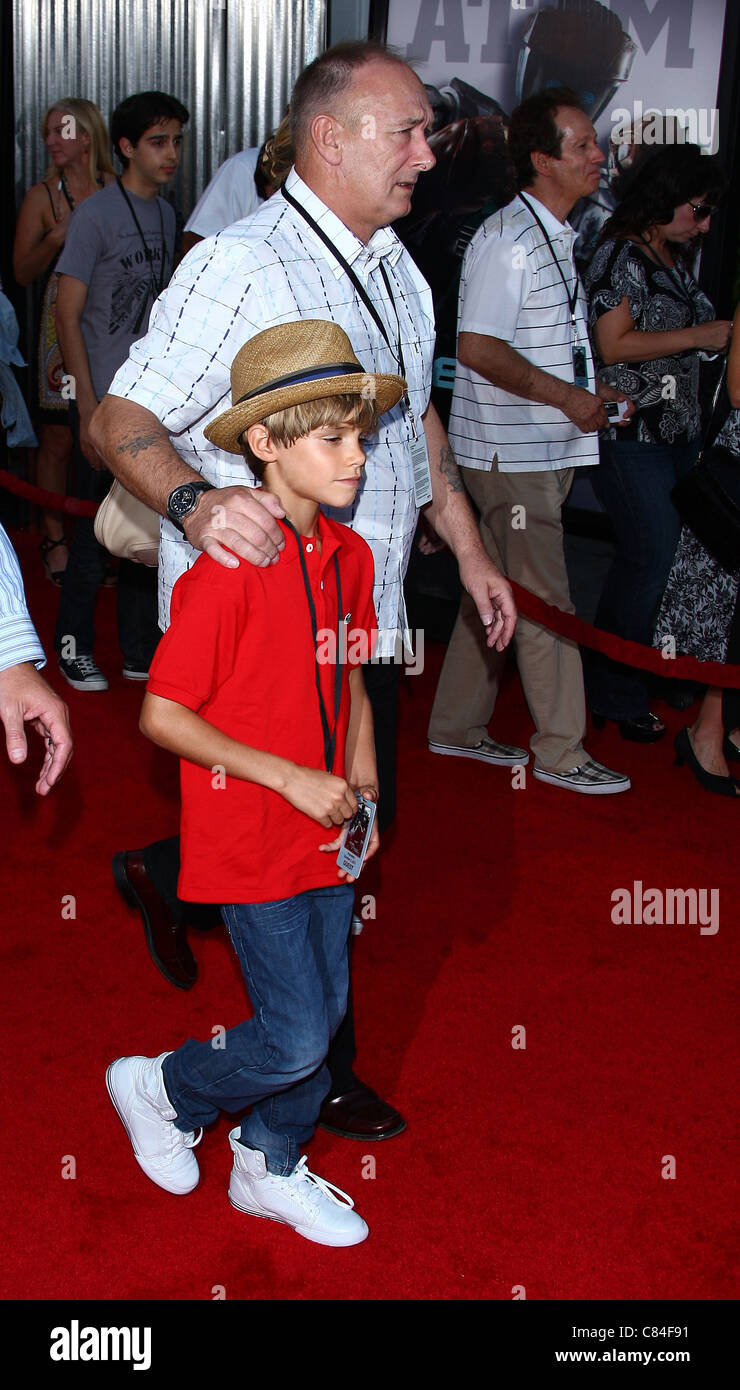 ROMEO BECKHAM & TED BECKHAM REAL STEEL. WORLD PREMIERE. UNIVERSAL CITY ...