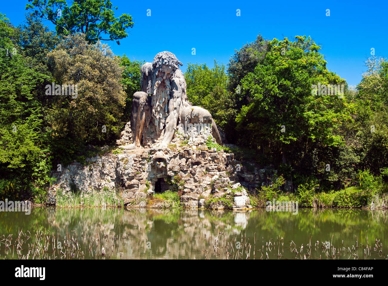 The "Apennine Colossus" by Giambologna, Villa di Pratolino, Vaglia ...