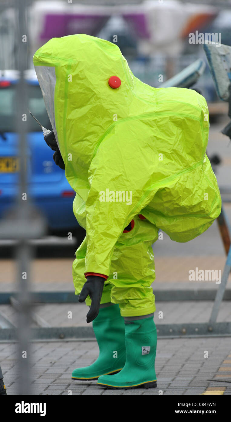 UK, Major disaster exercise at the olympic sailing venue, Portland in ...
