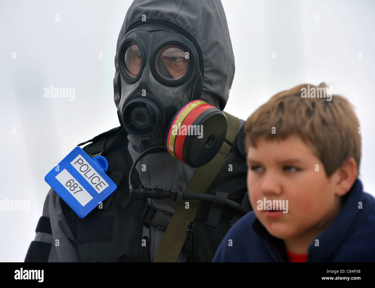 UK, Major disaster exercise at the olympic sailing venue, Portland in ...