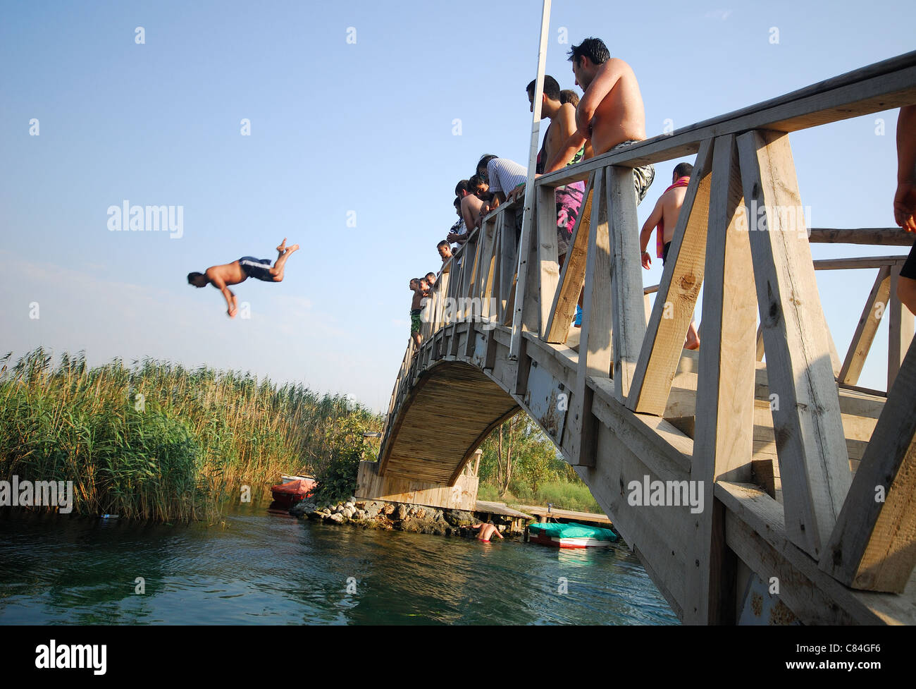 Man diving into the river hi-res stock photography and images - Alamy