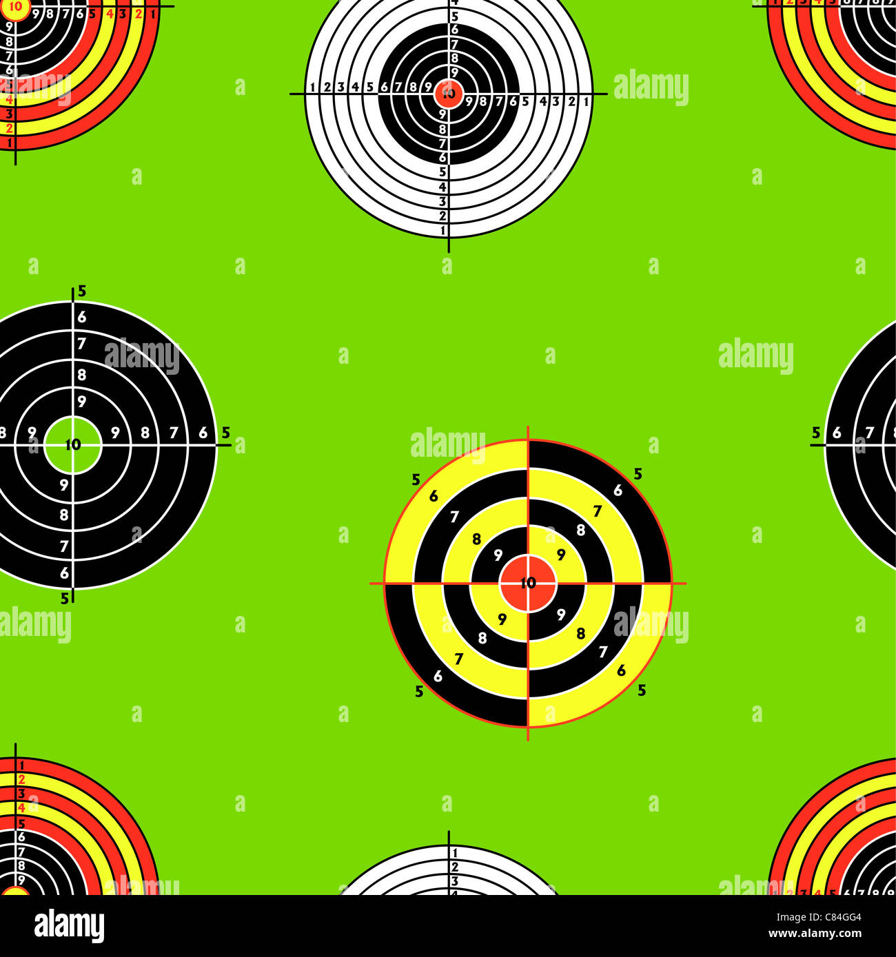 Seamless background of Targets Stock Photo - Alamy