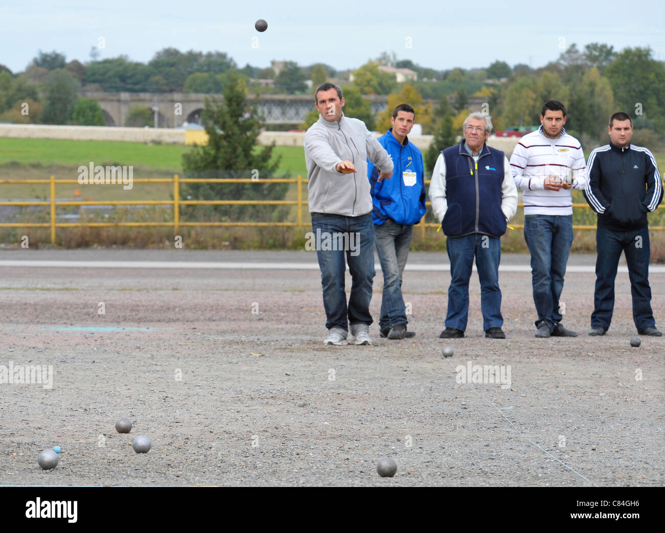 French Petanque Championship,Parthenay ,Deux-Sevres,France Stock Photo ...
