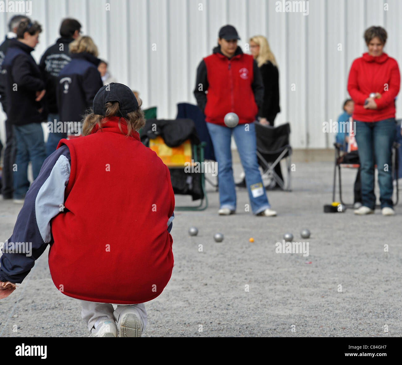 French Petanque Championships,Parthenay ,Deux-Sevres, France Stock ...