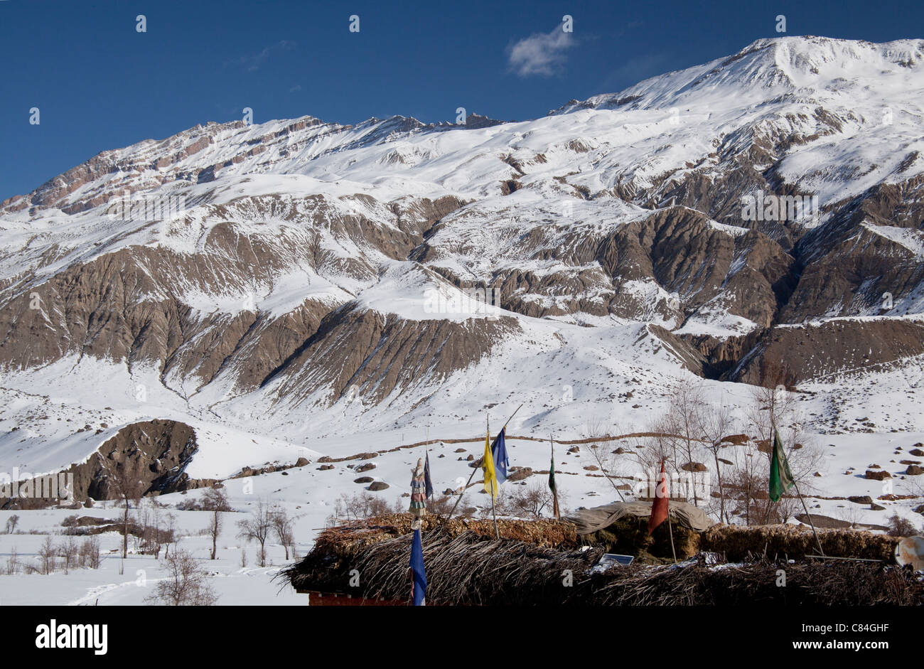The Spiti Valley, The Himalayas, Himachal Pradesh, India Stock Photo ...